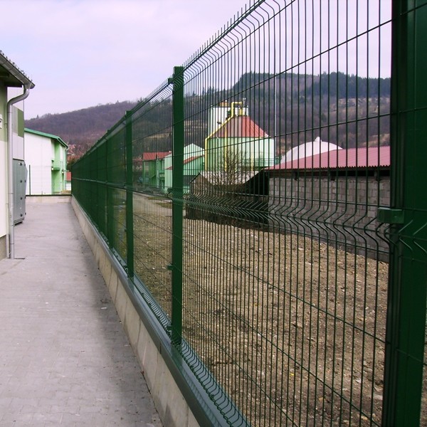 Průmyslový plotový panel BRAVO 3D LIGHT poplastovaný výška 153 cm šířka ...